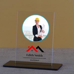 Personalized Architectural Name Sign, Custom Architect Desk Nameplate ...