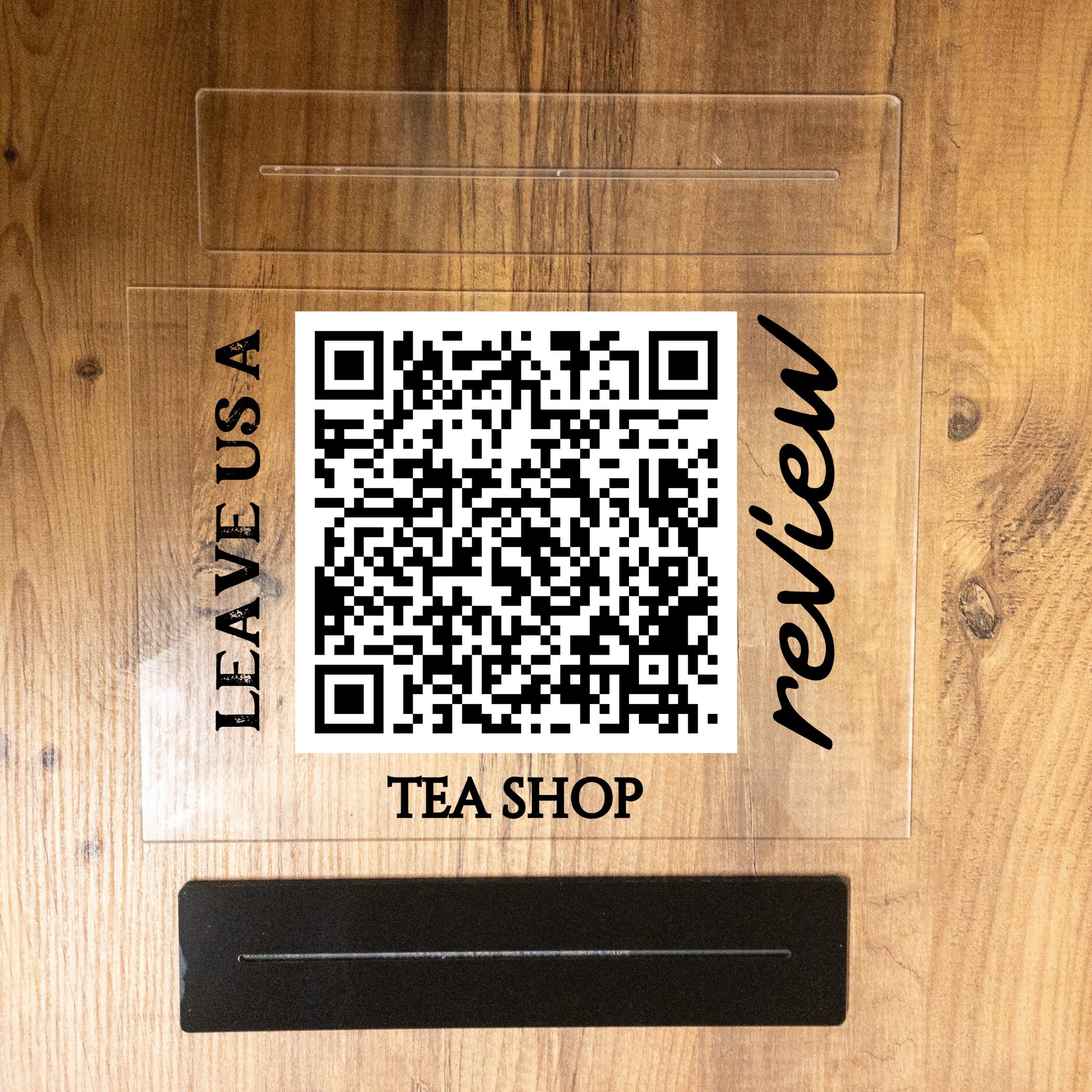Custom Google Review QR Code Sign UV Printed Acrylic for Business ...