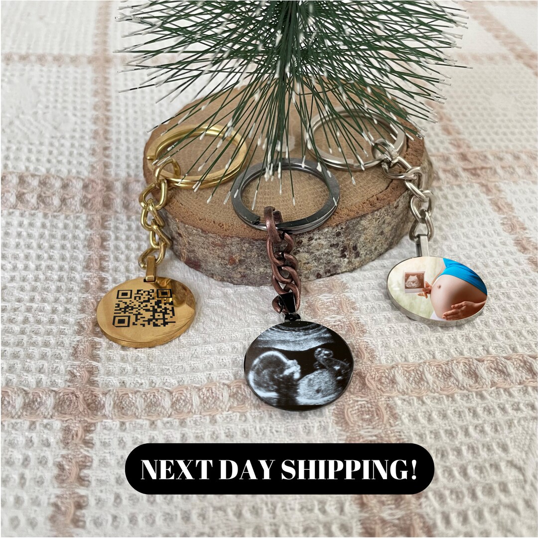 Keychain Gift for Pregnant Women, Keychain With Memory of Baby ...