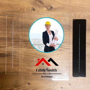 Personalized Architectural Name Sign, Custom Architect Desk Nameplate ...