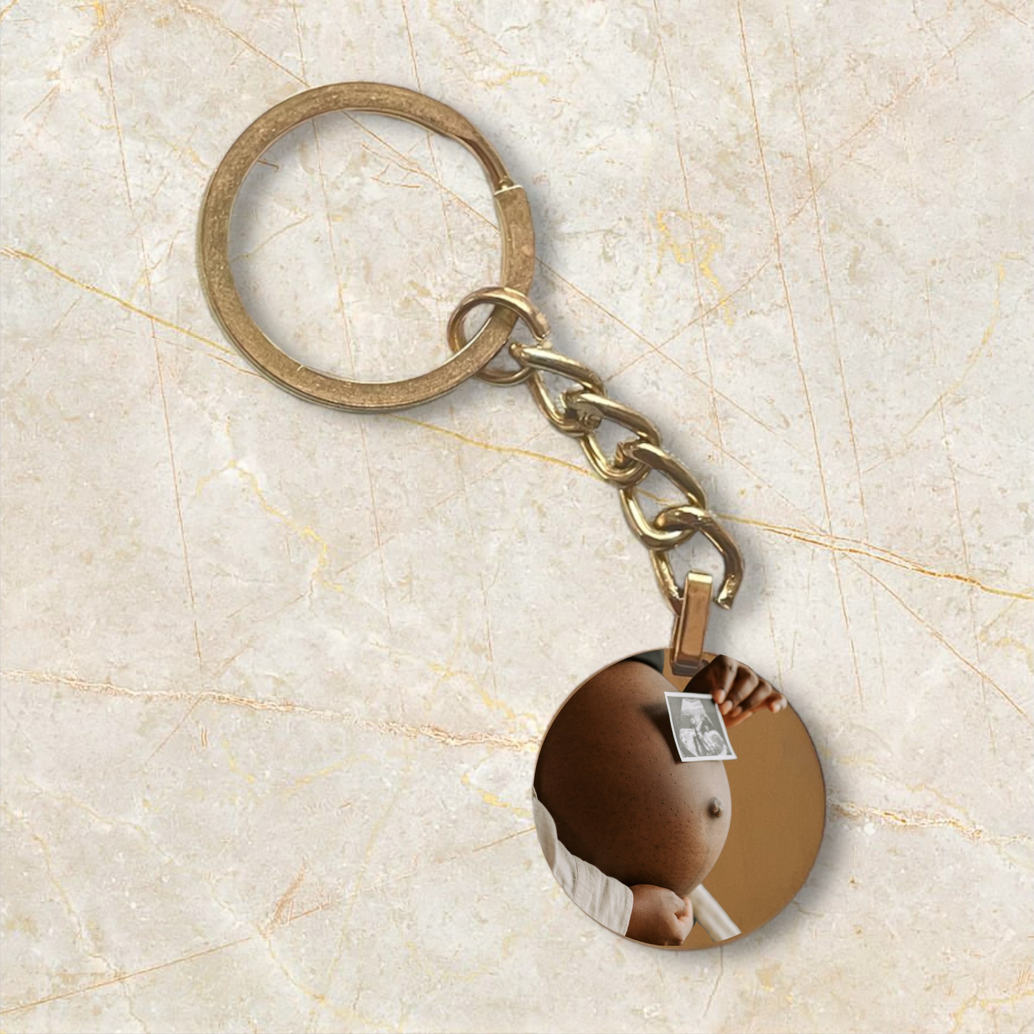 Keychain Gift for Pregnant Women, Keychain With Memory of Baby ...