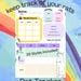 Rat Care Sheet - Digital Download & Print - Easily Keep Track of Pet ...