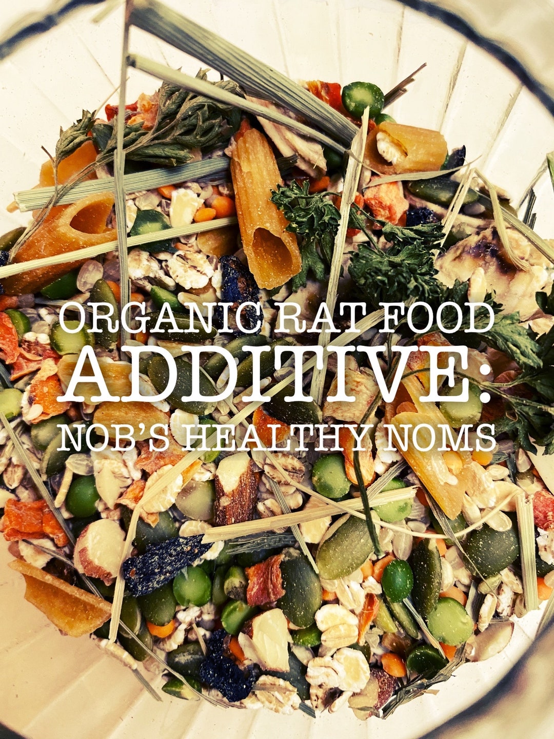 Organic Rat Food Additive, Food Mix for Pet Rats, nobs' Healthy Noms ...