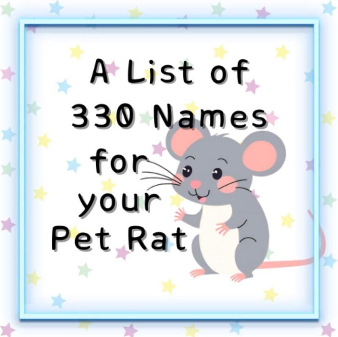 List of Names for Baby Rats | 330 Pet Rat Names | All-gender List of ...