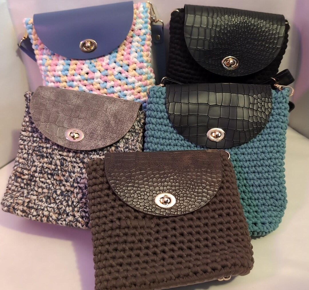 Handmade Crochet Cross Body Handbags - Etsy