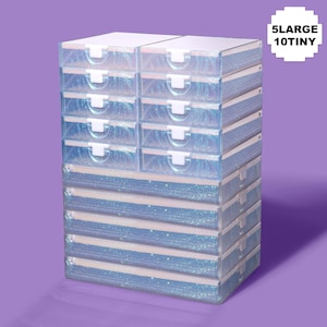 Cateared Trabricks, Stackable Diamond Painting Trays With Lids, Craft ...