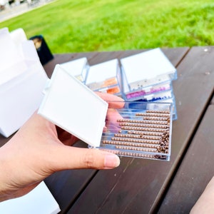 Cateared Trabricks, Stackable Diamond Painting Trays With Lids, Craft ...