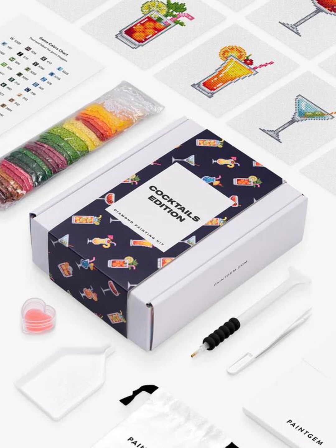 Cocktails Painting Edition - Paintgem Authorized ADHD Autism Toy - Etsy