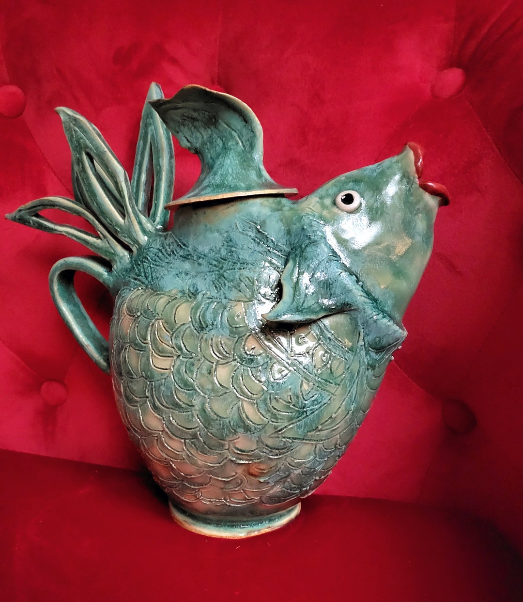 Handmade Fish Teapot - Etsy