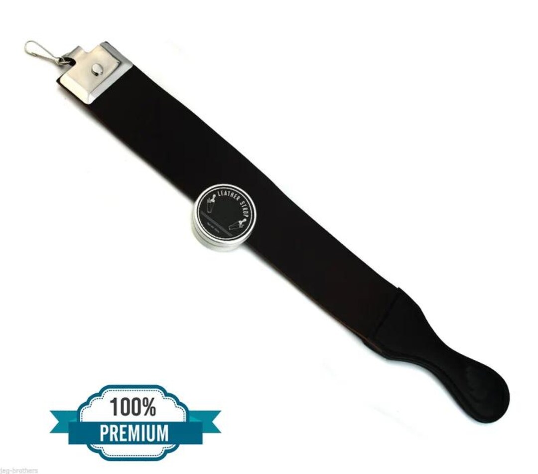 Handmade Genuine Leather Strop and Strop Paste Sharpening Strop With ...