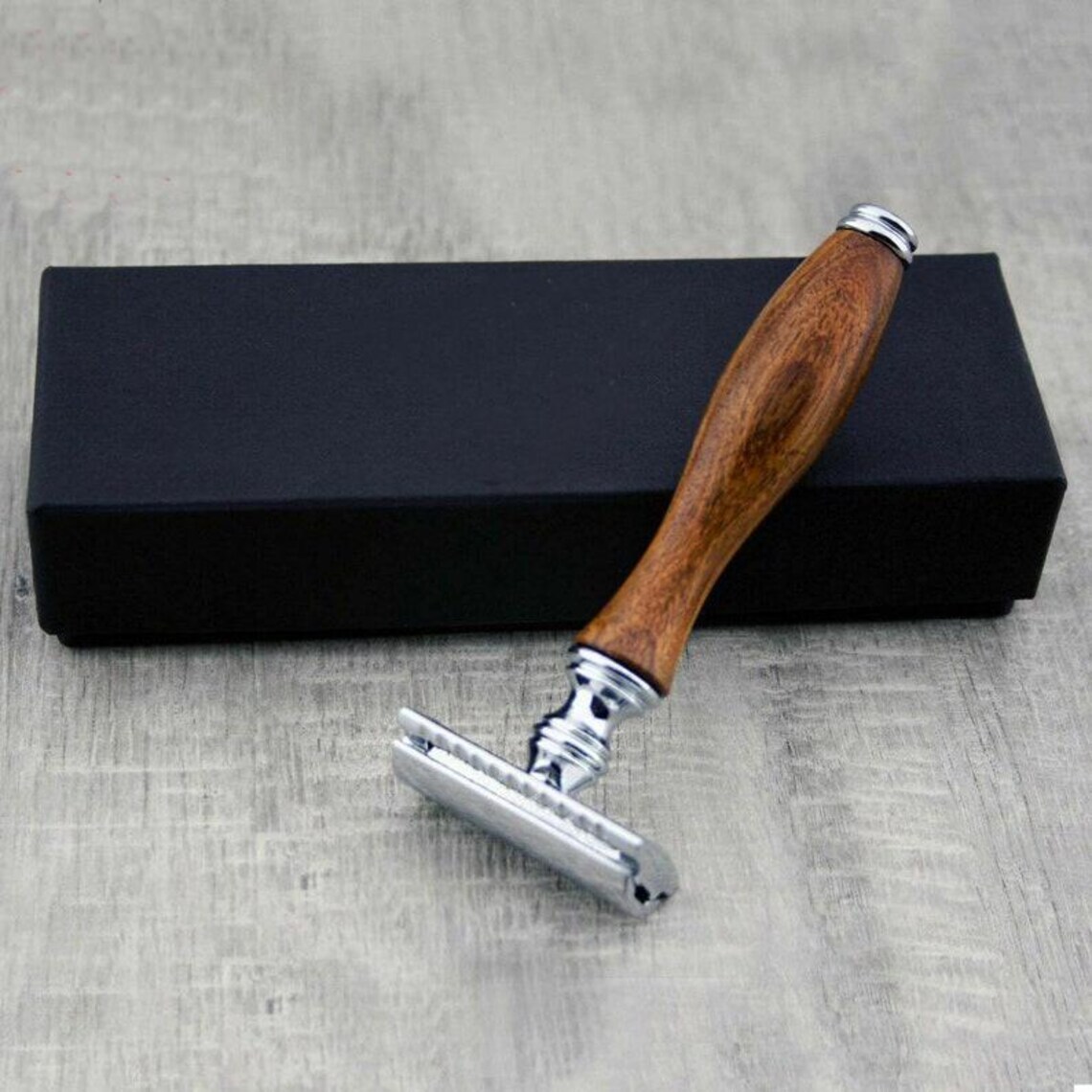 Handmade Wooden Double Edge Safety Razor for Shaving Reusable Razor ...