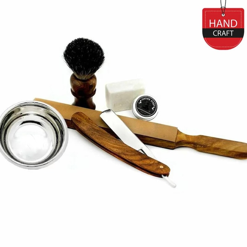 Straight Edge Razor and Strop - Etsy