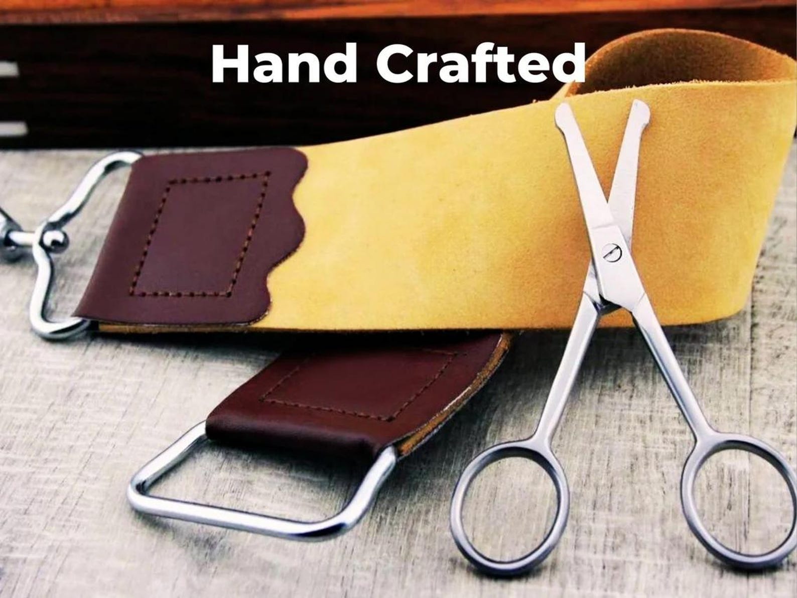 Handmade Wooden Shaving Kit for Men: Silvertip Brush, Straight Razor ...