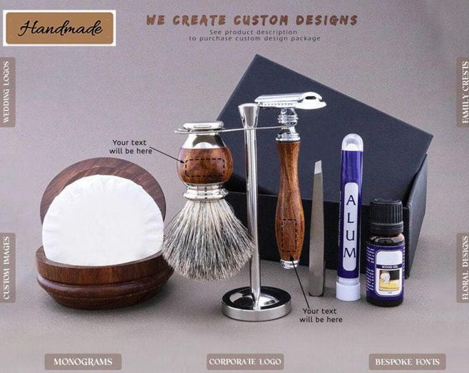 Vintage Pewter Ralph Lauren Shaving Brush and Mug Set - Etsy