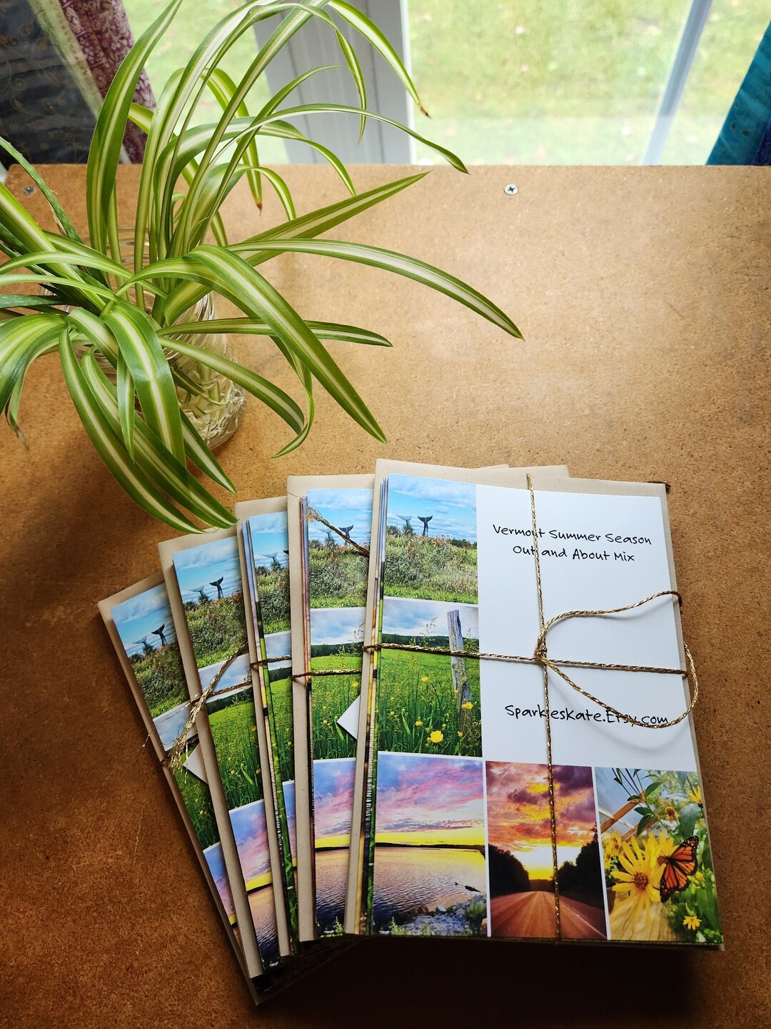 5 Blank Notecards - 5x7 Folded Cards - Vermont Summer Season Out and ...