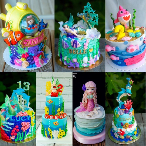 Seahorse Cake Topper - Etsy