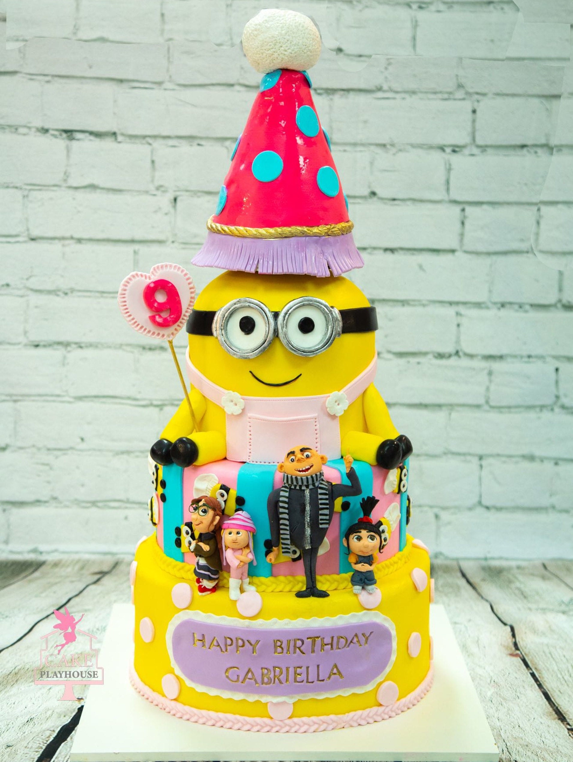 Despicable Me Birthday Cake For Girls