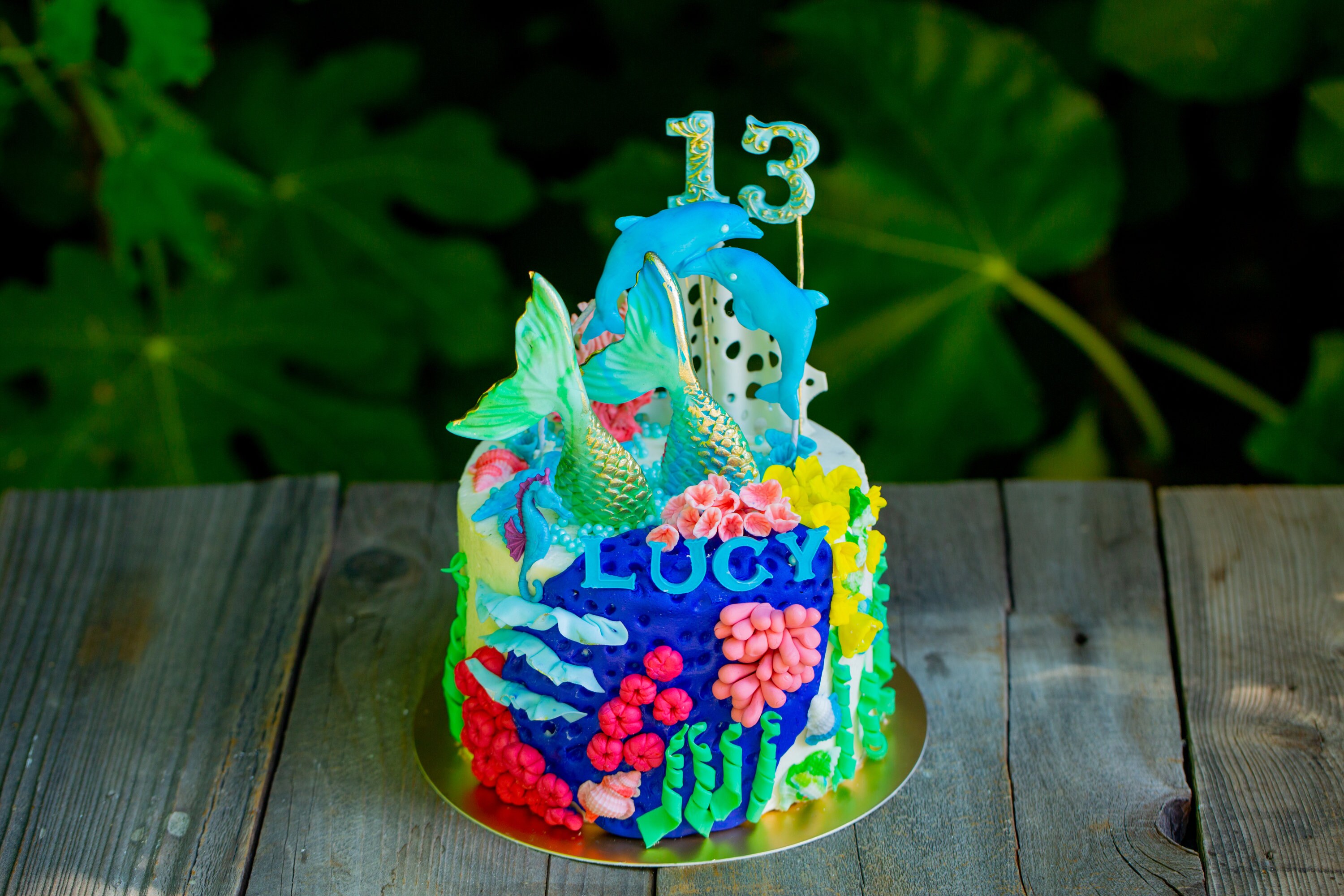 Ocean Theme Cake Topper Submarine Dolphin Shark Mermaid Shell - Etsy