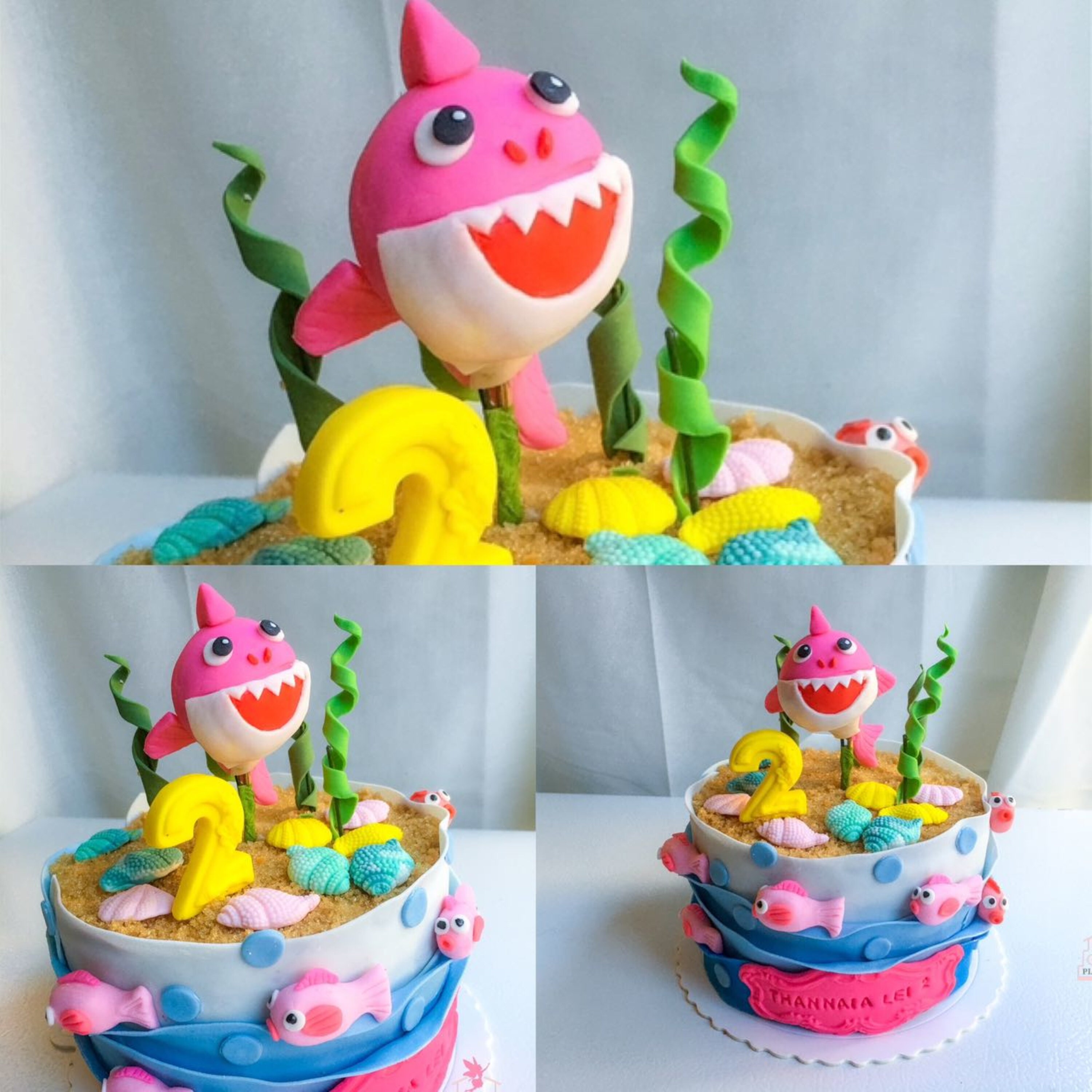 Ocean Theme Cake Topper Submarine Dolphin Shark Mermaid Shell - Etsy