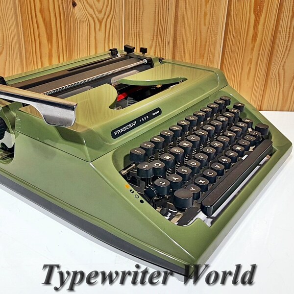Green Typewriter - Etsy