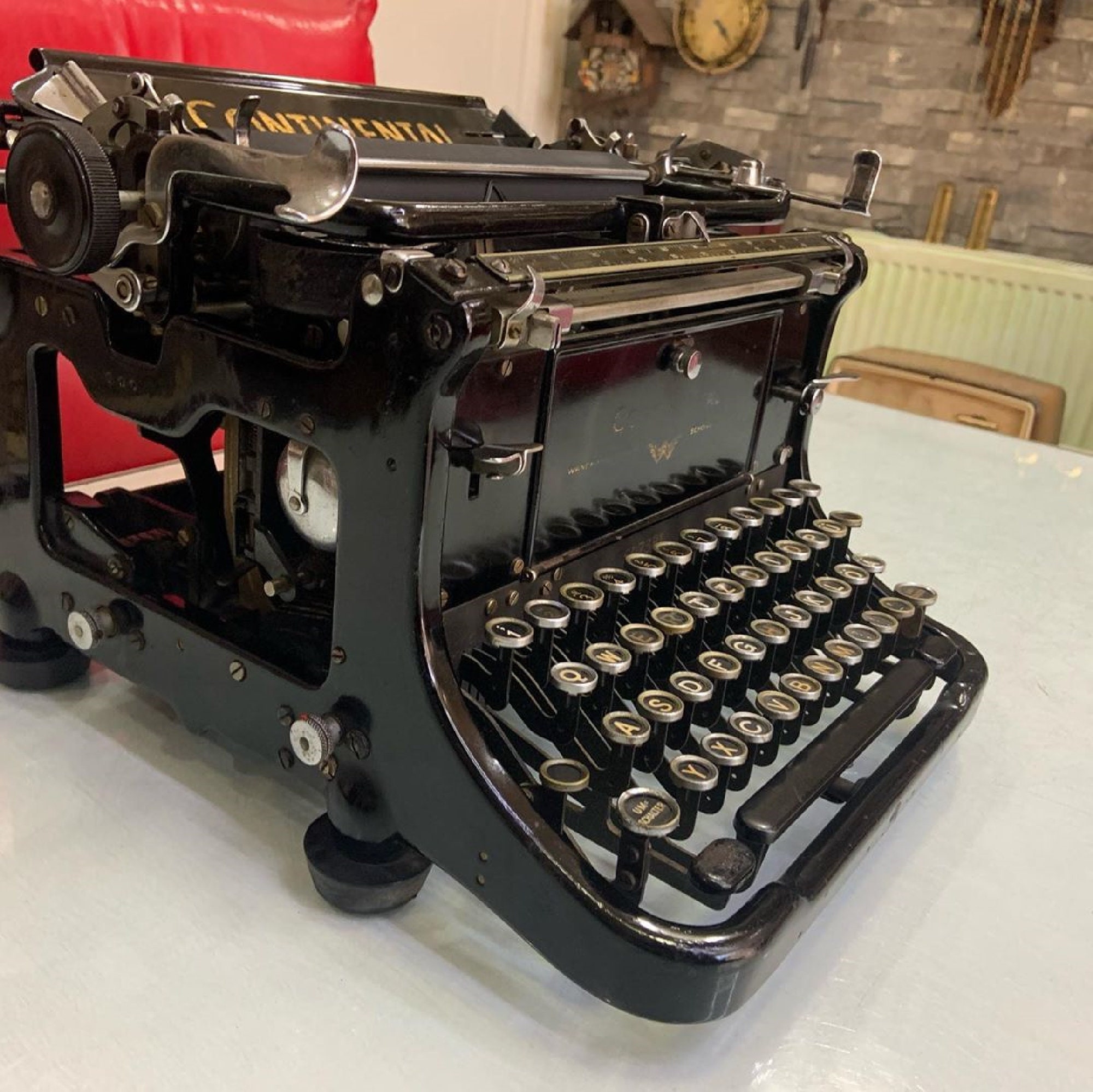 Continental Office Typewriter Working Typewriter Old | Etsy