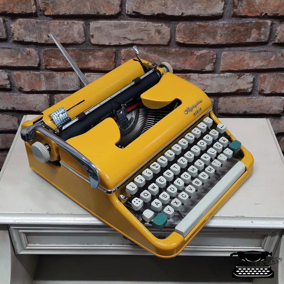 Special Olympia Monica Yellow Typewriter - Premium Gift | Typewriter ...
