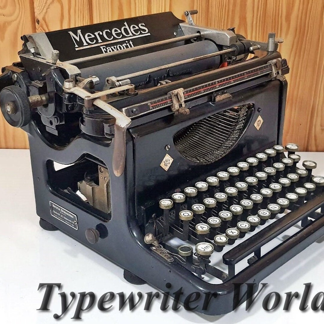 Perfect Gift- Mercedes Favorit Error-free Typewriter | Typewriter ...