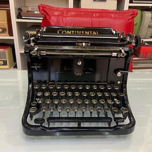 Continental Office Typewriter: Working Antique, Vintage Decor,working ...