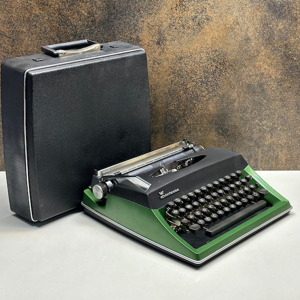 Green Typewriter - Etsy