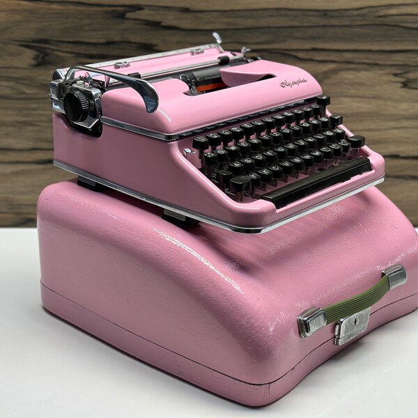Pink Typewriter - Etsy