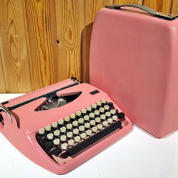 Pink Typewriter - Etsy