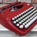 Adler Red Typewriter & Triumph Antique Typewriter: Fully Functional ...