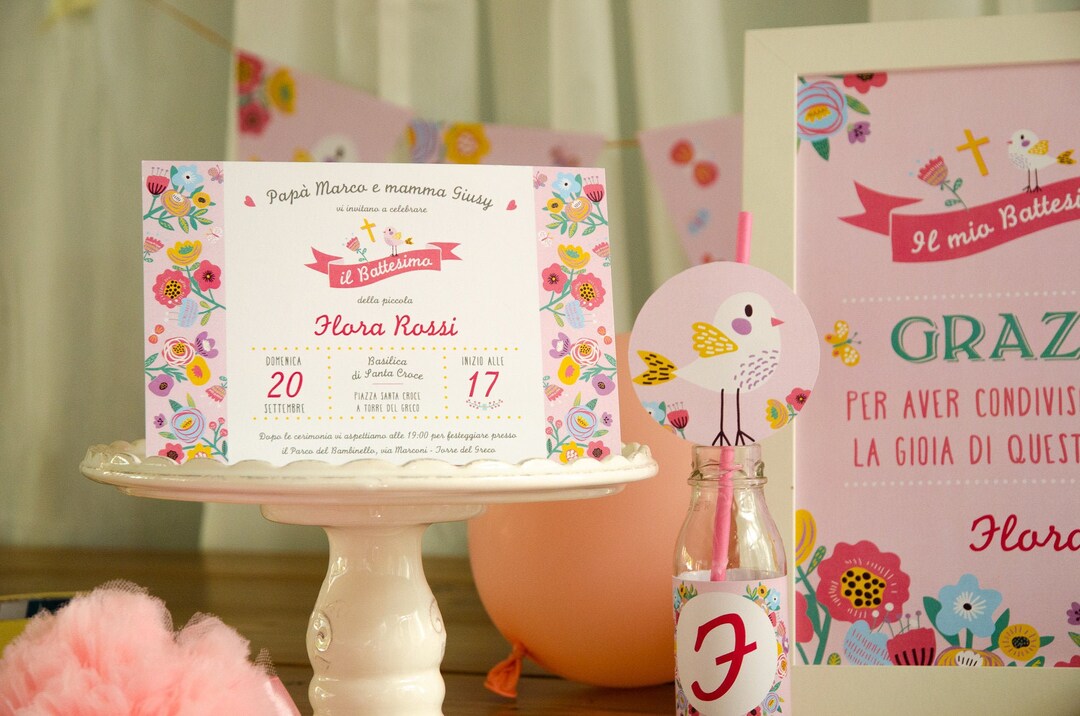 Custom Party Kit : spring Flowers Digital to - Etsy