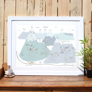 Paradiski Ski Map- La Plagne , Les Arcs, Peisey, Peisey Vallandry, La ...