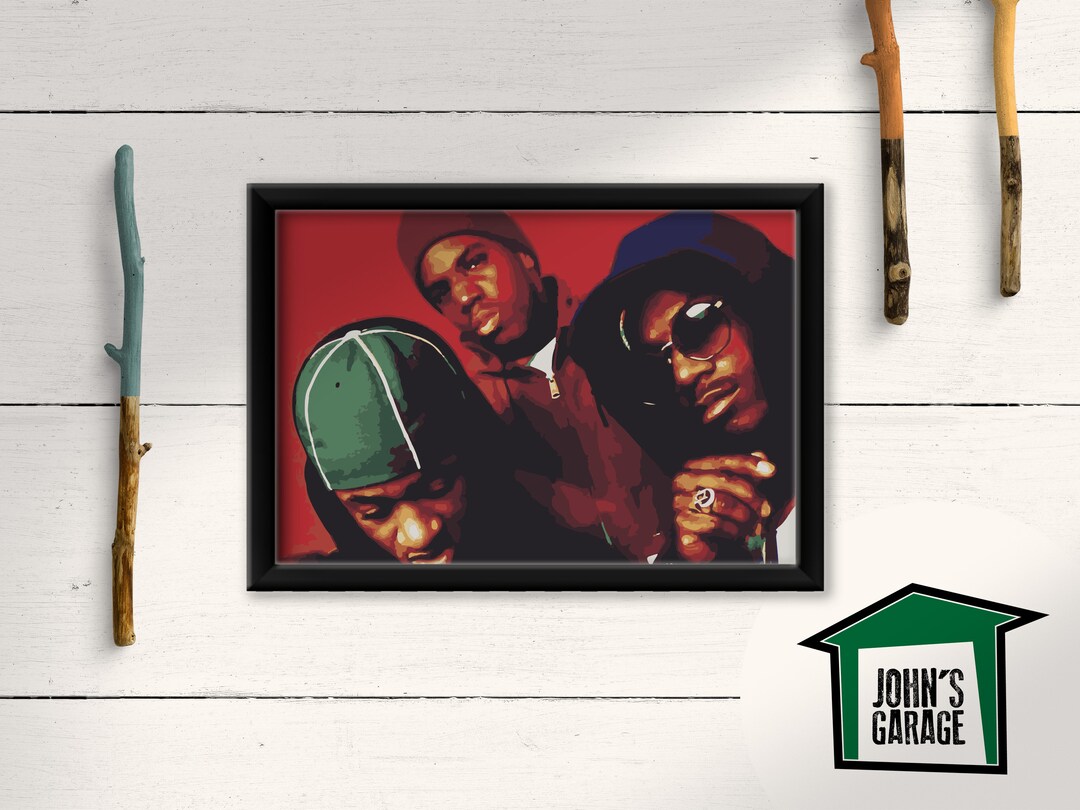 Black Moon Hip Hop Music Art Poster Print - Etsy