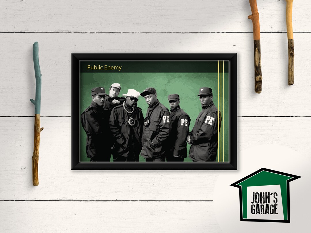 Public Enemy Hip Hop Music Art Poster Print - Etsy