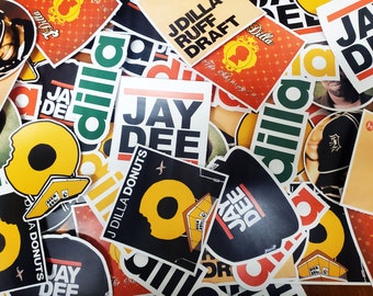J Dilla Jay Dee Donuts 3 Sticker Pack - Etsy
