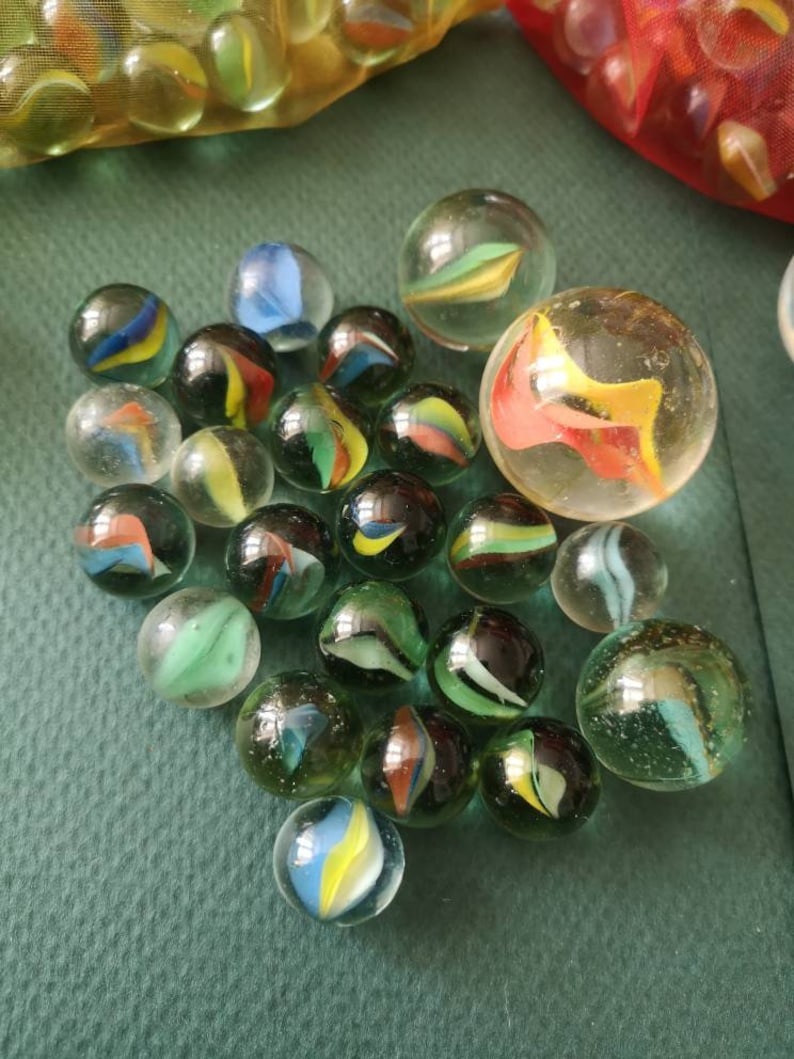 Rare Vintage 'cats Eye' Marbles Collection of 23 - Etsy UK