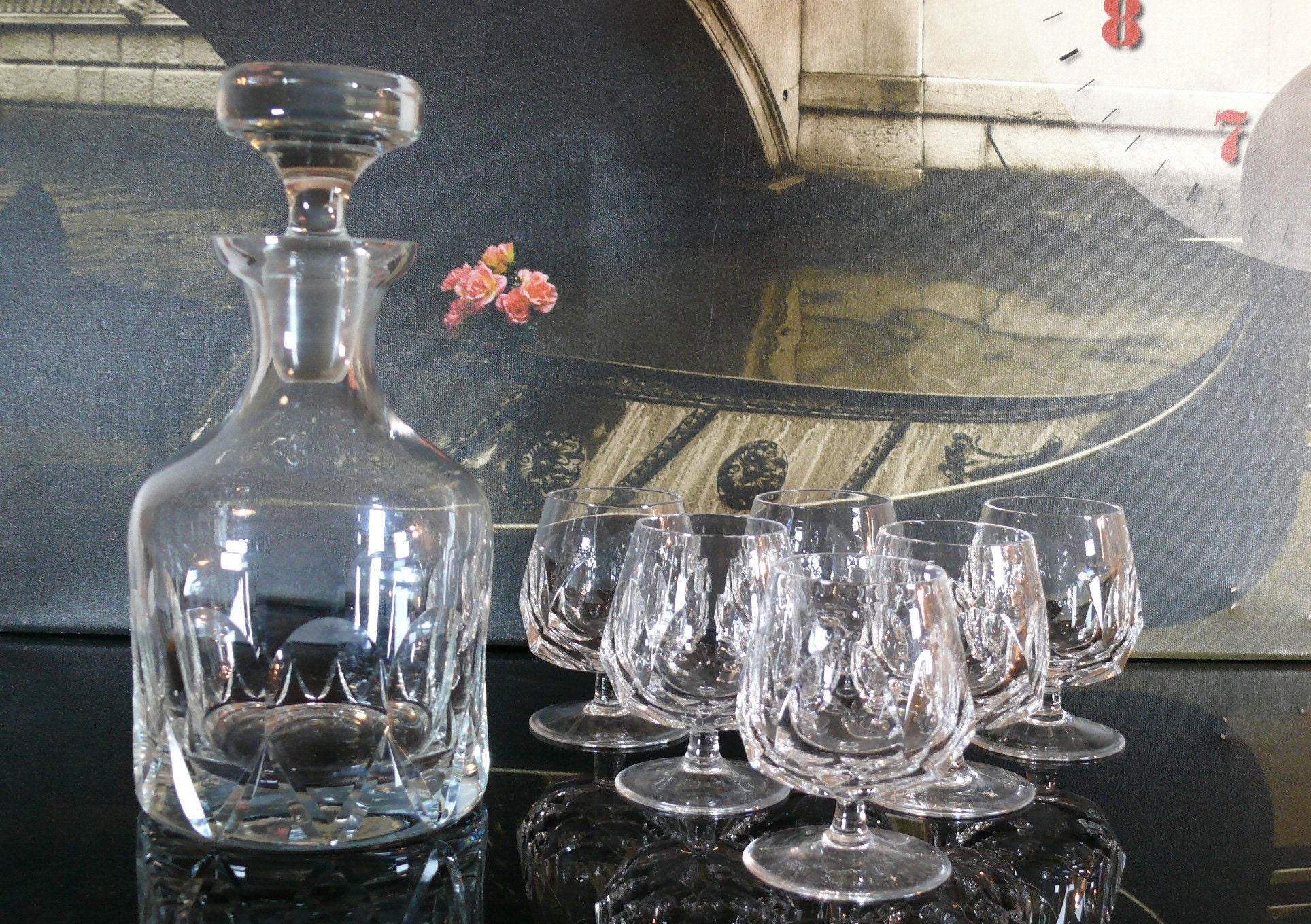 6 CRYSTAL SNIFTERS Set. Liqueur Cognac Brandy Whiskey - Etsy