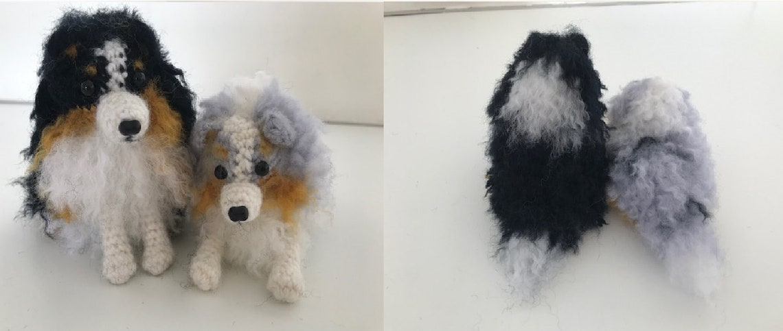 Sheltie (shetland Sheepdog) Dog Crochet Pattern - Etsy Canada