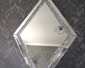 Diamond Shaped Wall Mirror - Etsy