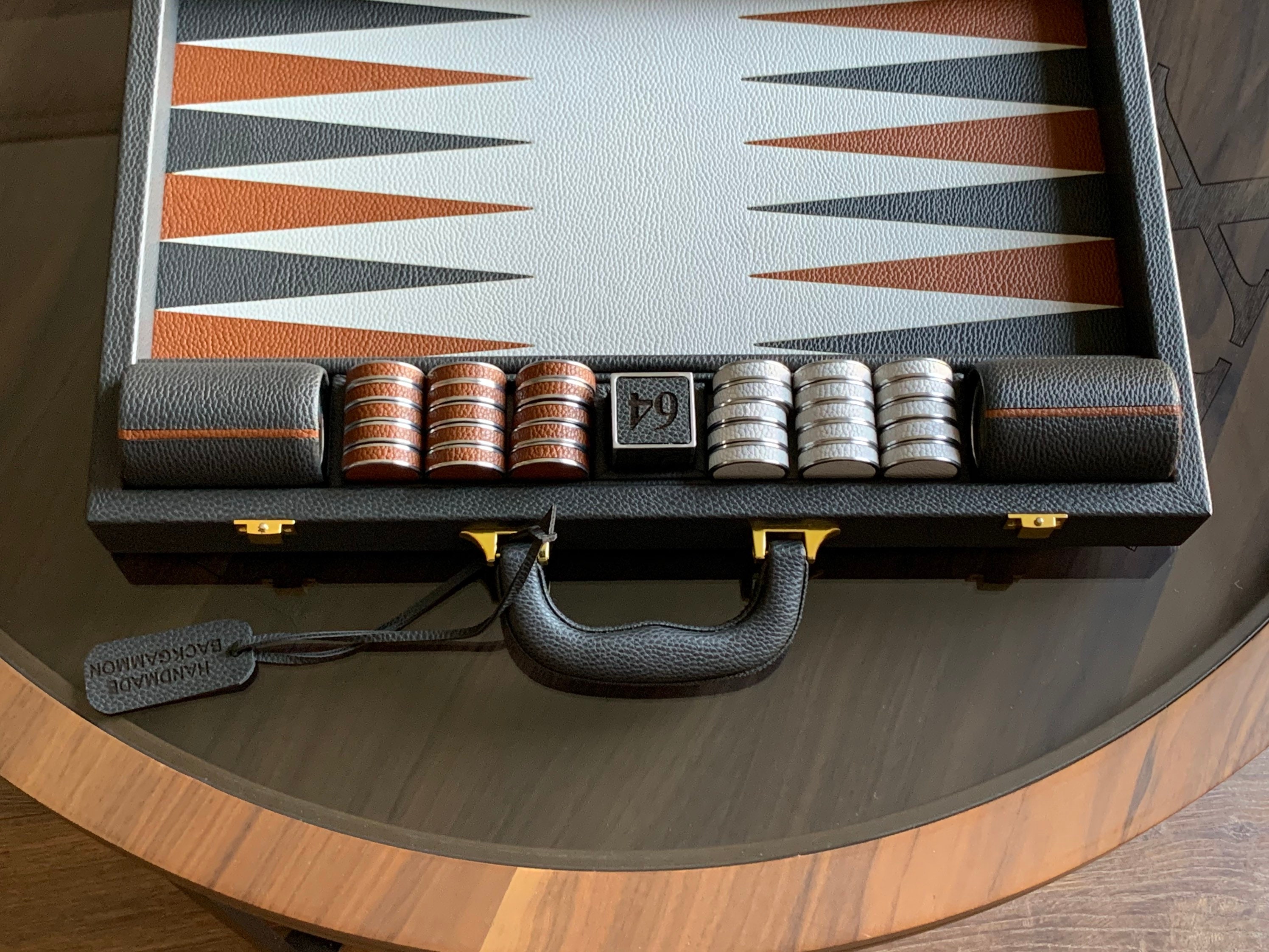 Hand Made Backgammon Board Size 457 X 295 Cm Folded Etsy 