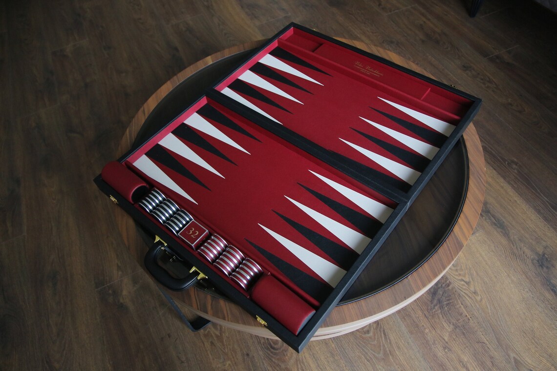 Luxury Handmade Backgammon Set Size 60.5 X 37cm folded. - Etsy