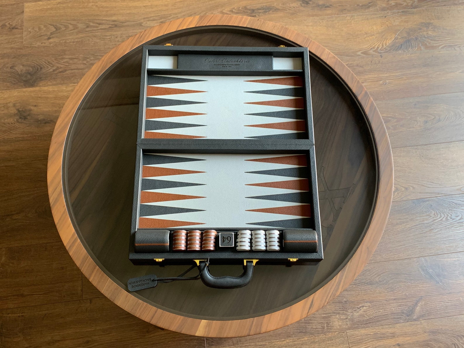 Hand Made Backgammon Board! Size 45,7 X 29.5 Cm (folded). - Etsy