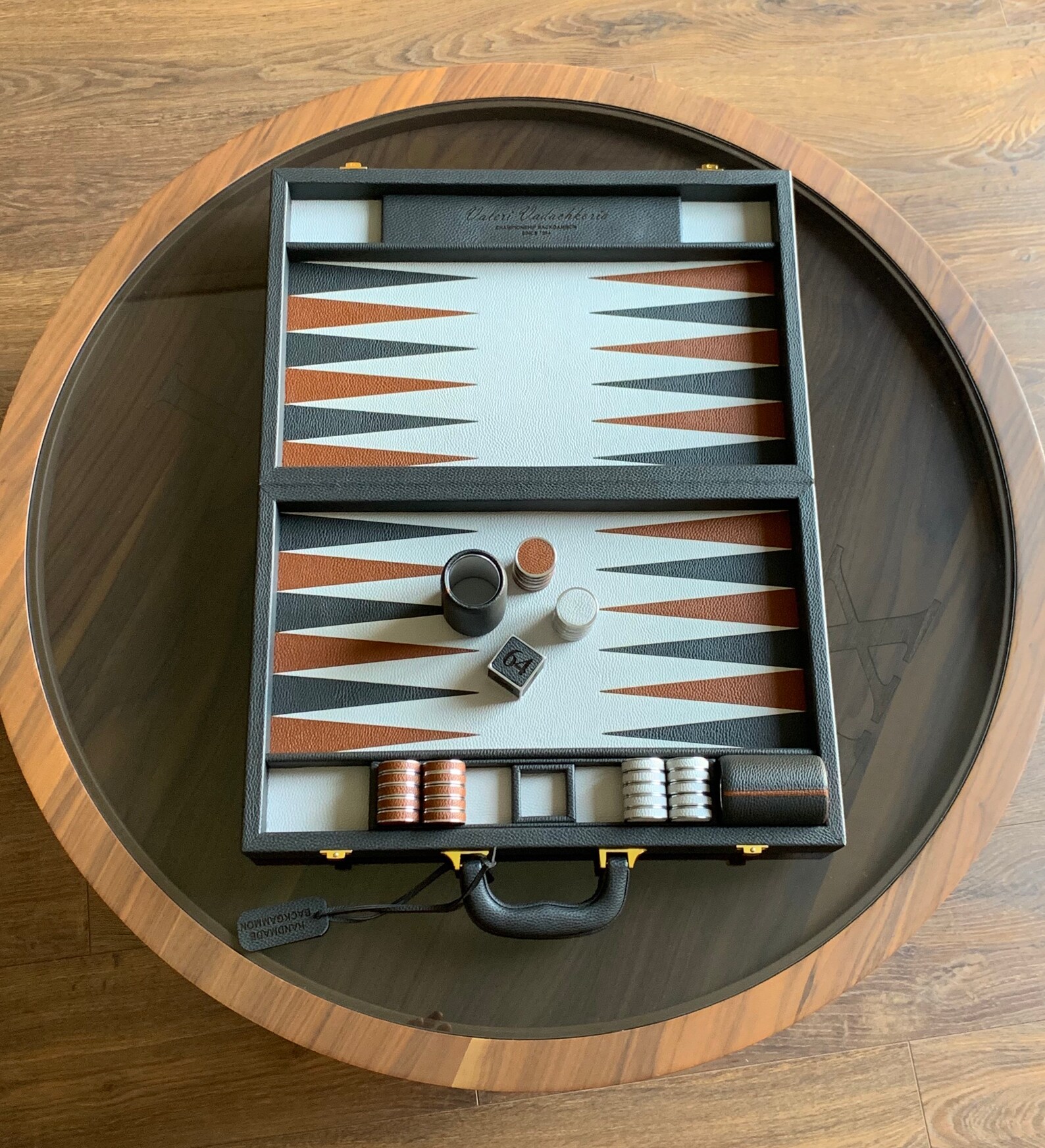 Hand Made Backgammon Board! Size 45,7 X 29.5 Cm (folded). - Etsy