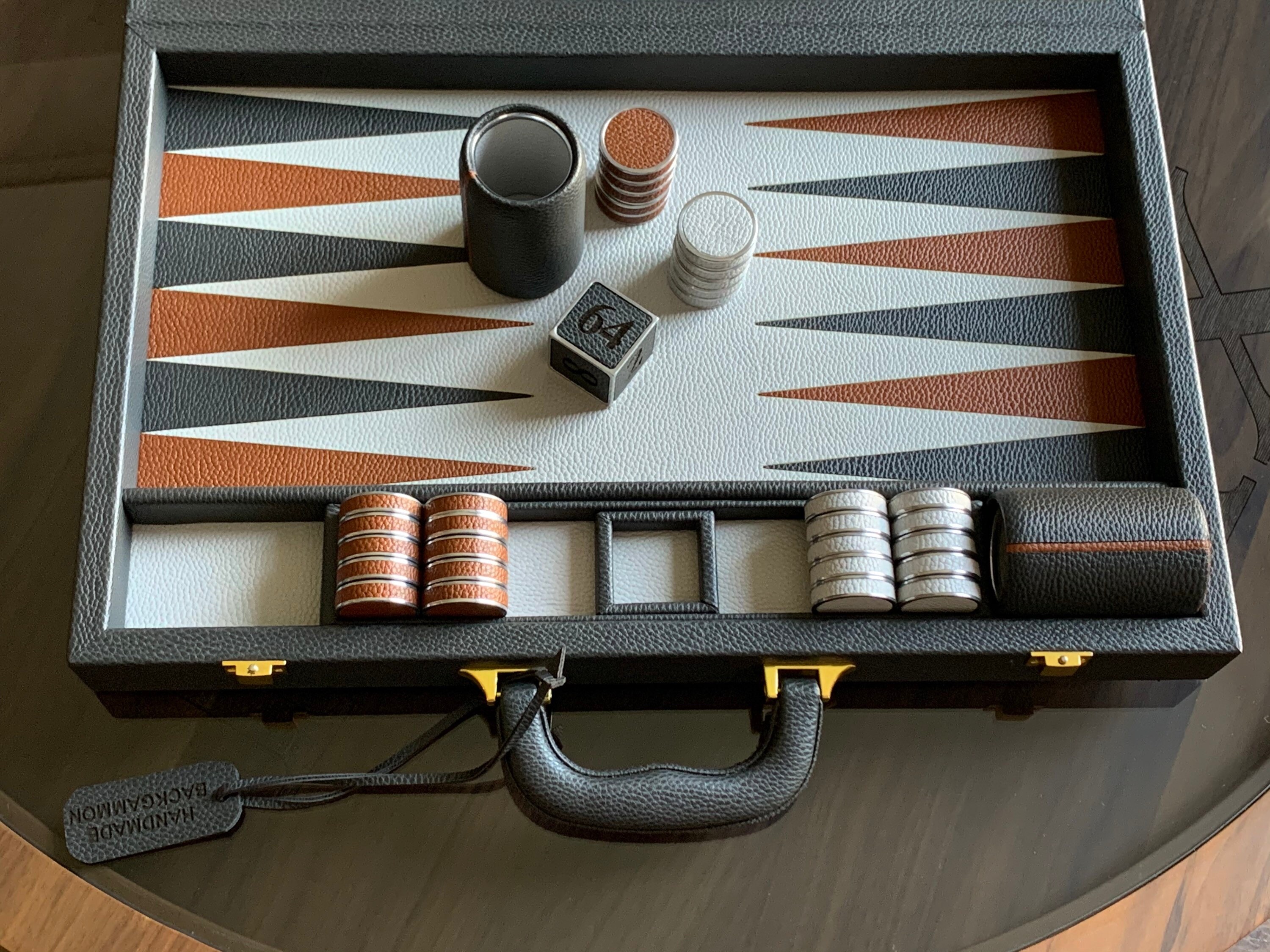 Hand Made Backgammon Board! Size 45,7 X 29.5 Cm (folded). - Etsy