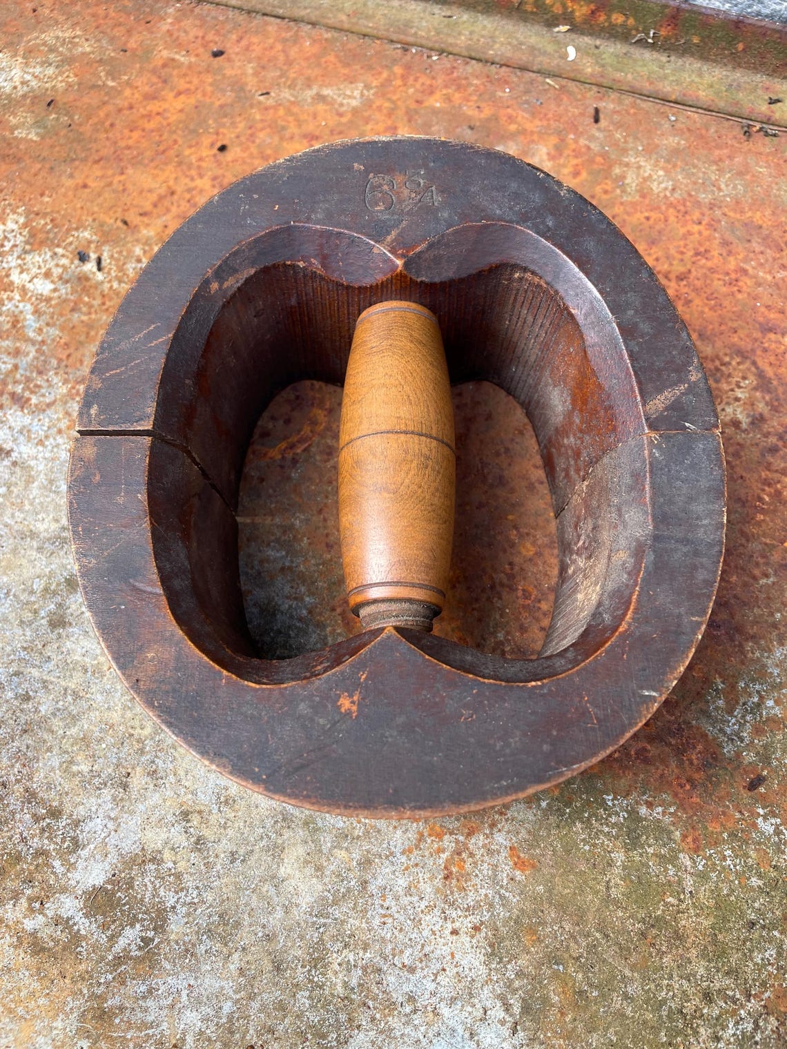 Antique Wooden Hat Stretcher Hatter Milliner Block Expander Tool 6 3/4 ...