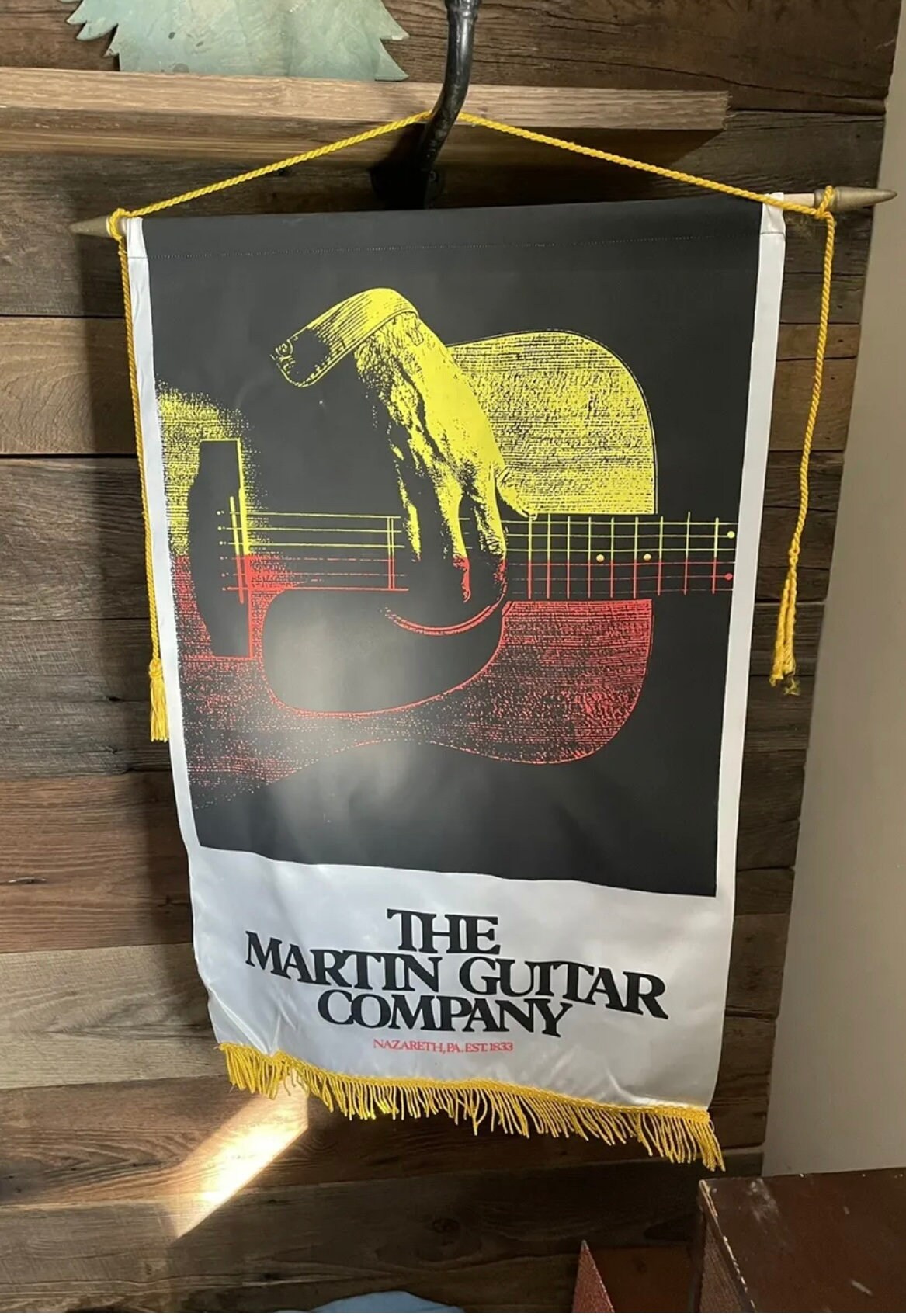 CF Martin Guitar 1980s Dealer Banner, Large Store Display, Sign, Flag ...