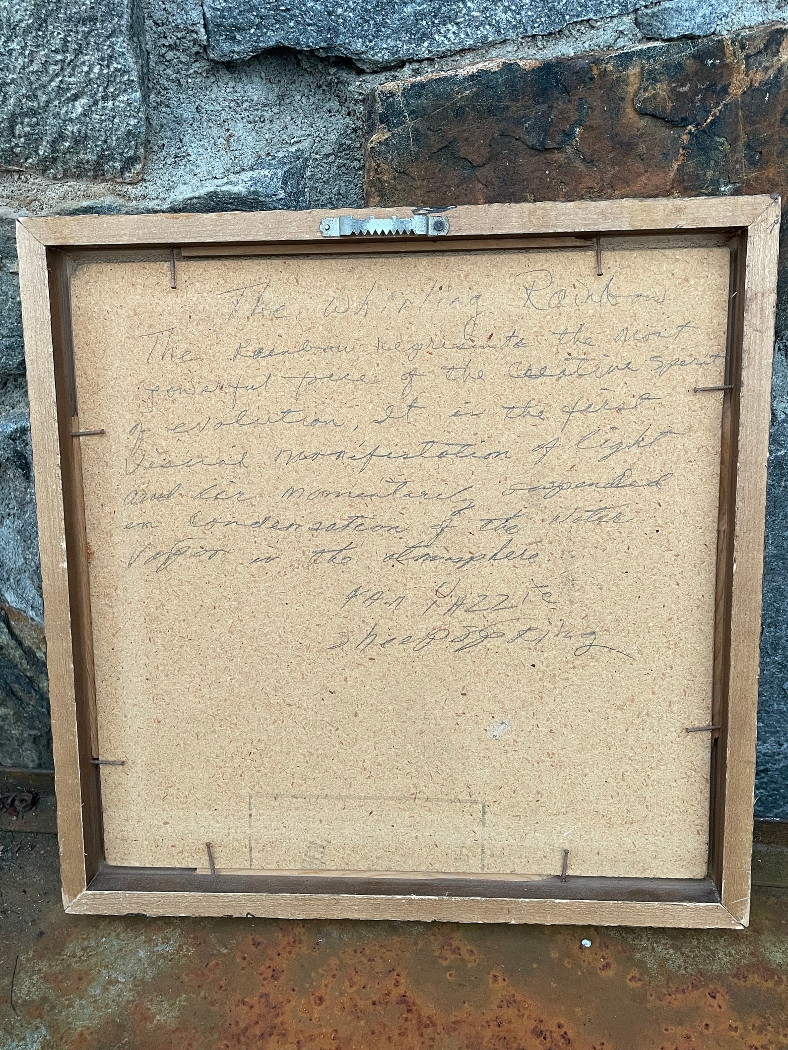 Original Vintage Framed Sand Painting by Van Yazzie, Indigenous Navajo ...