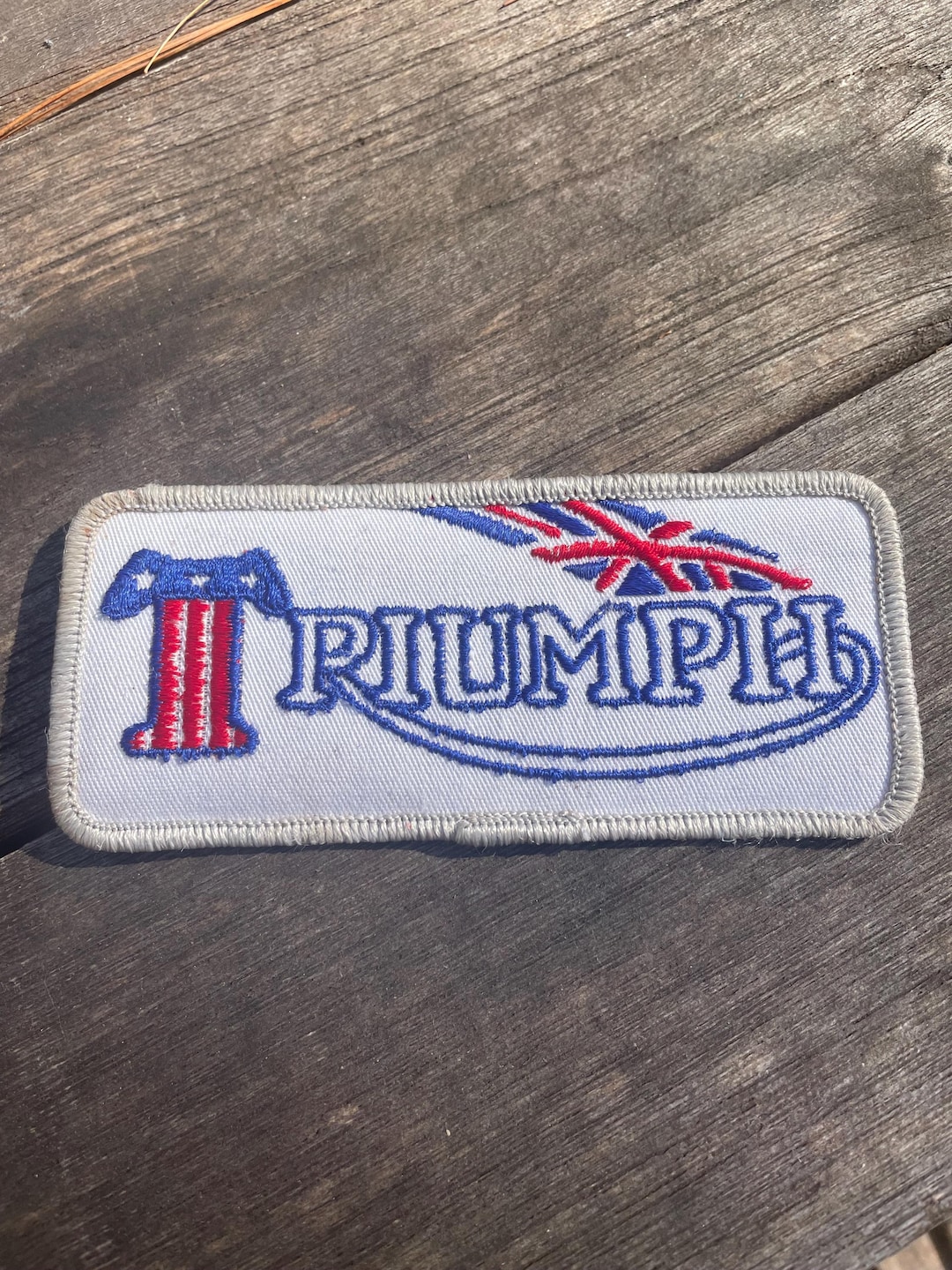 Genuine 1970s True Vintage NOS Triumph Motorcycle Patch - Etsy